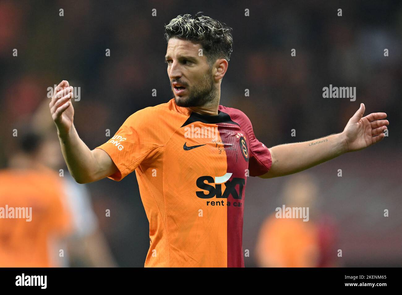ISTANBUL - Dries Mertens of Galatasaray AS during the Turkish Super Lig ...