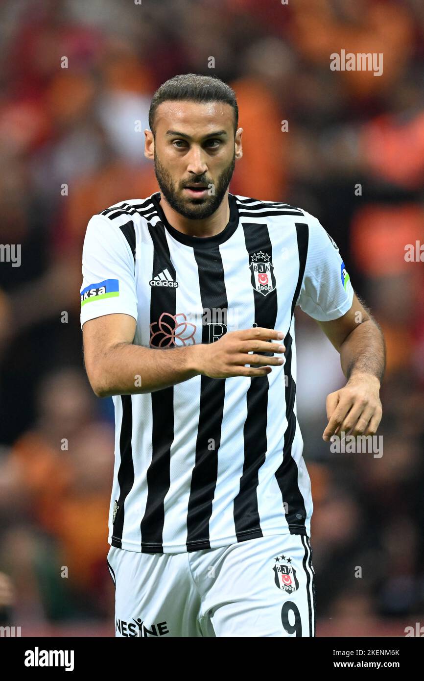ISTANBUL - Cenk Tosun of Besiktas JK during the Turkish Super Lig match ...