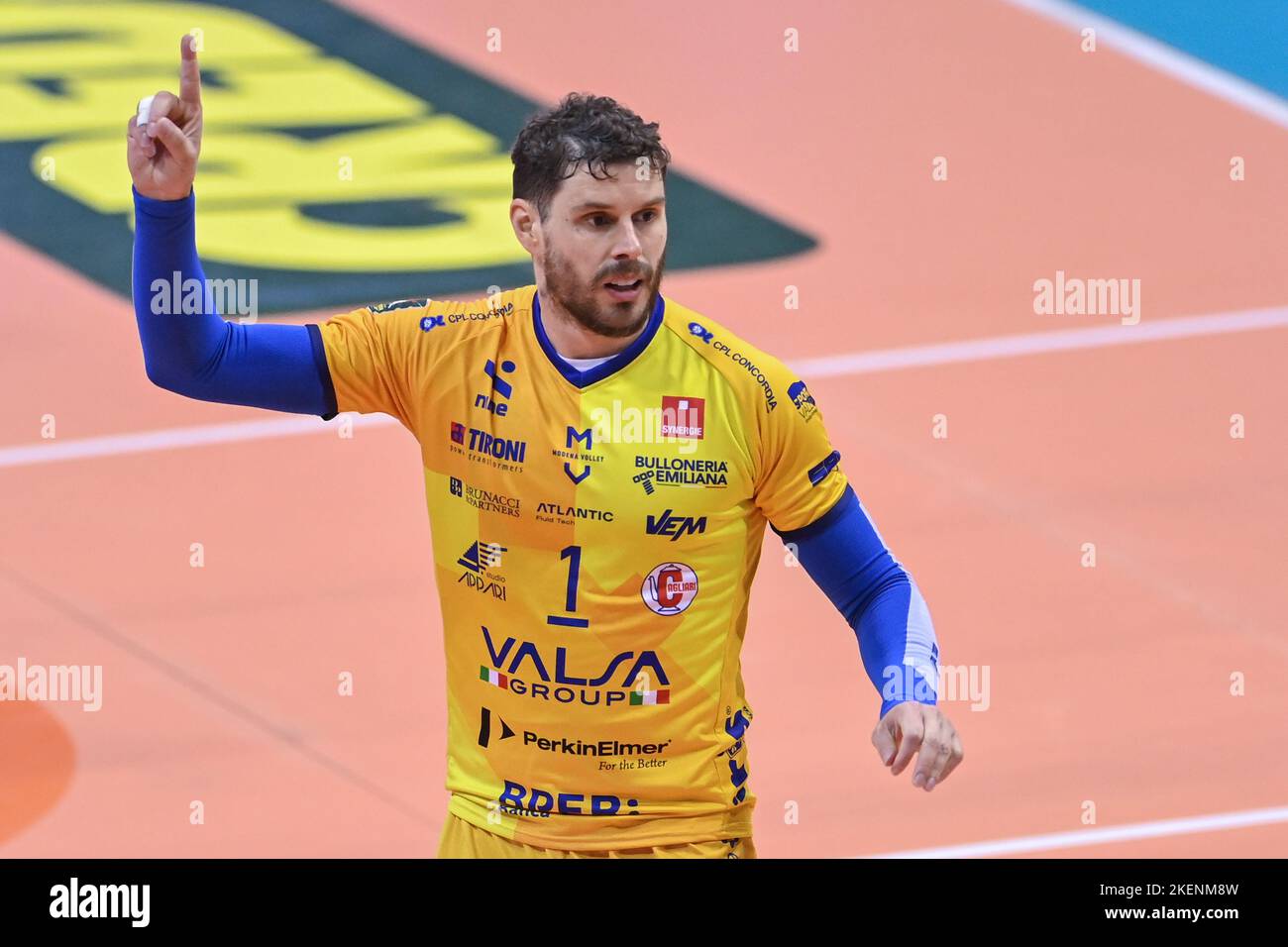 Siena, Italy. 13th Nov, 2022. Bruno Mossa De Rezende "Bruninho" (Valsa ...
