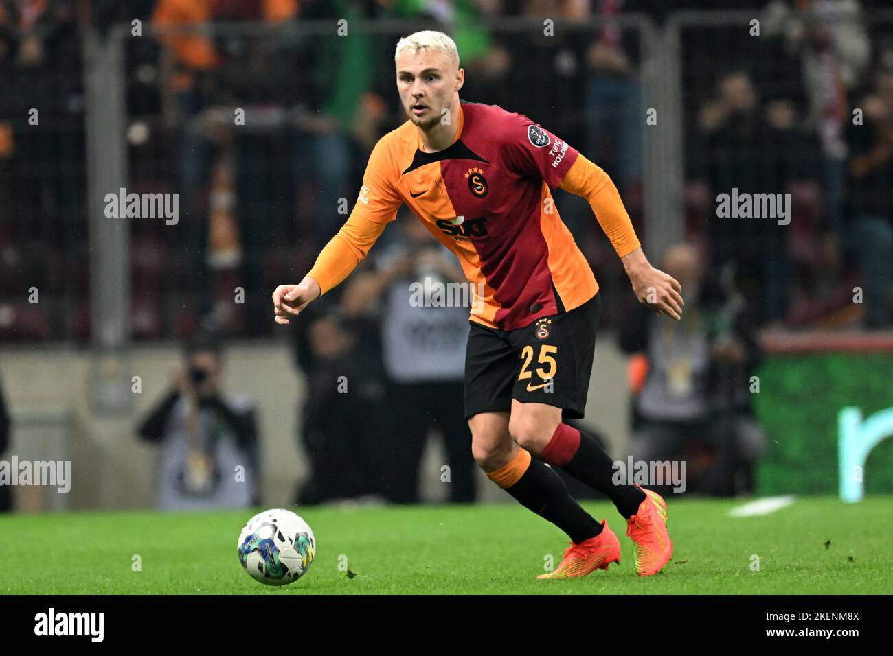 ISTANBUL - Victor Nelsson of Galatasaray AS during the Turkish Super ...