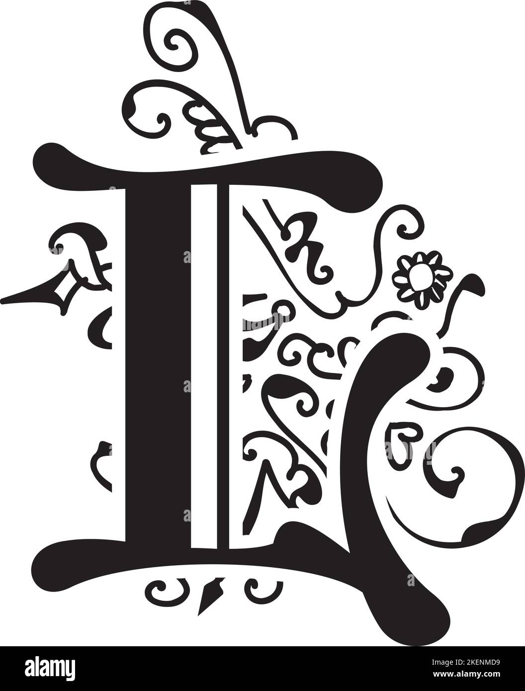 Medieval illuminated letter hi-res stock photography and images - Alamy