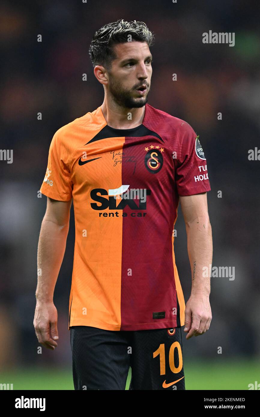 ISTANBUL - Dries Mertens of Galatasaray AS during the Turkish Super Lig ...