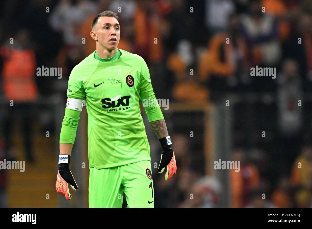 ISTANBUL - Galatasaray AS goalkeeper Fernando Muslera during the ...