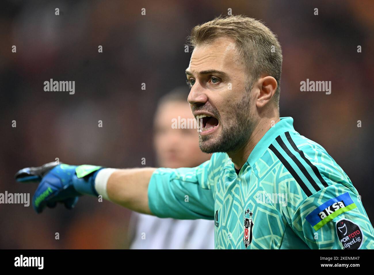 ISTANBUL - Besiktas JK goalkeeper Mert Gunok during the Turkish Super ...