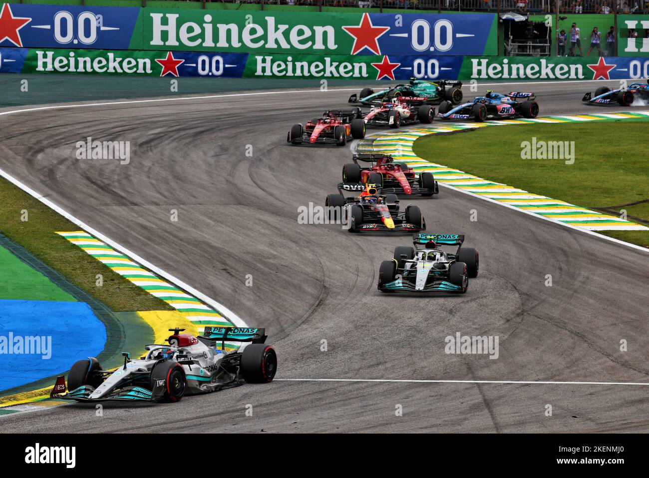 Sao Paulo, Brazil. 13th Nov, 2022. George Russell (GBR) Mercedes AMG F1 ...