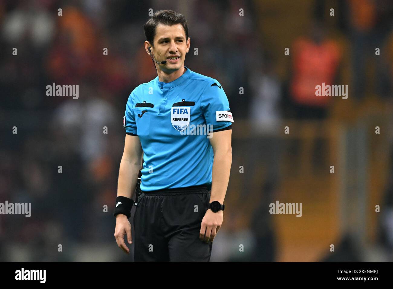 ISTANBUL - Referee Halil Umut Meler during the Turkish Super Lig match ...