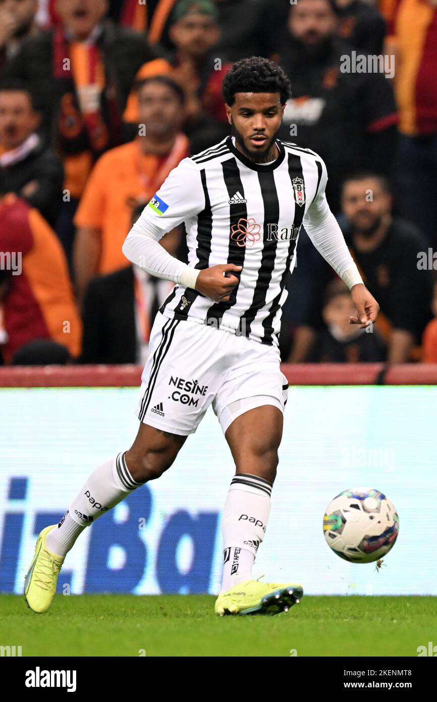 ISTANBUL - Valentin Rosier of Besiktas JK during the Turkish Super Lig ...