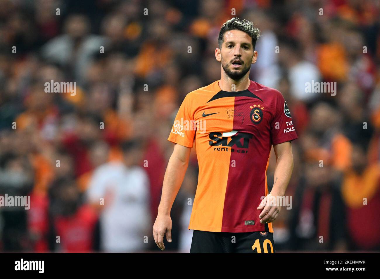ISTANBUL - Dries Mertens of Galatasaray AS during the Turkish Super Lig ...