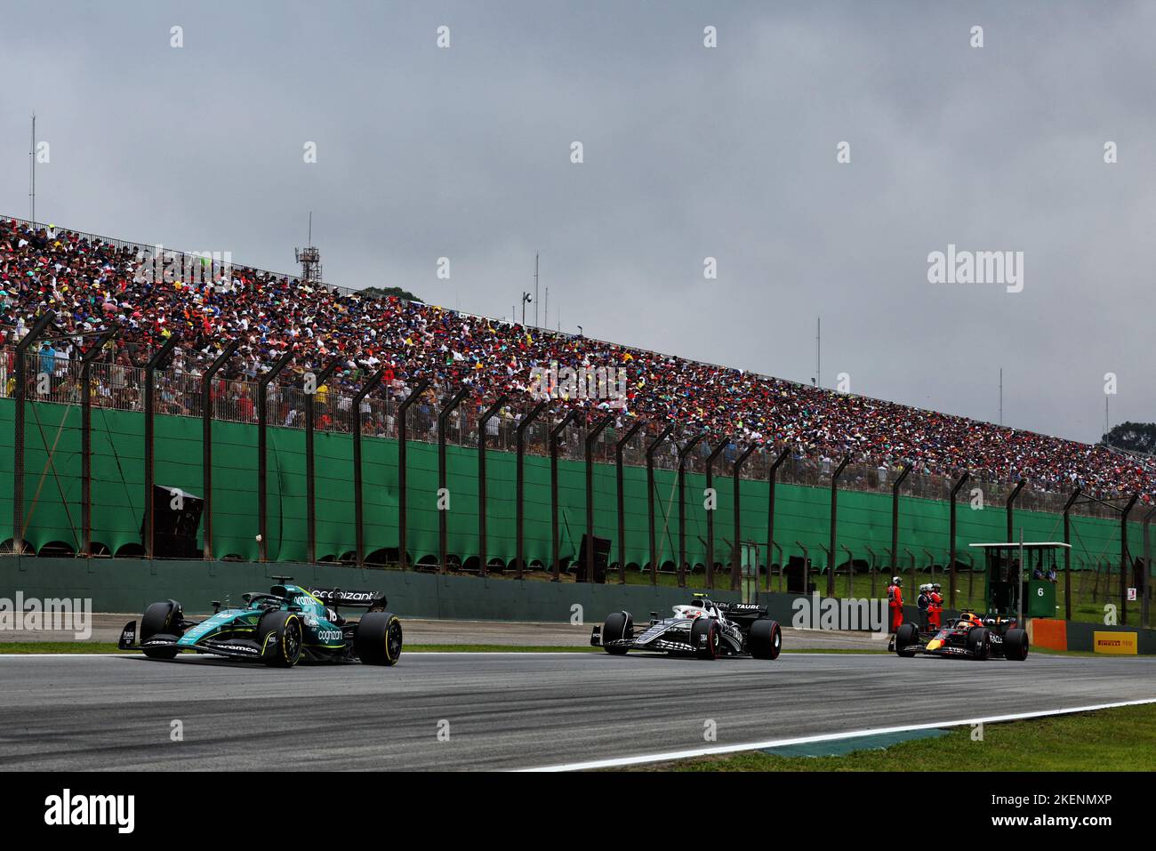 Sao Paulo, Brazil. 13th Nov, 2022. Lance Stroll (CDN) Aston Martin F1 ...