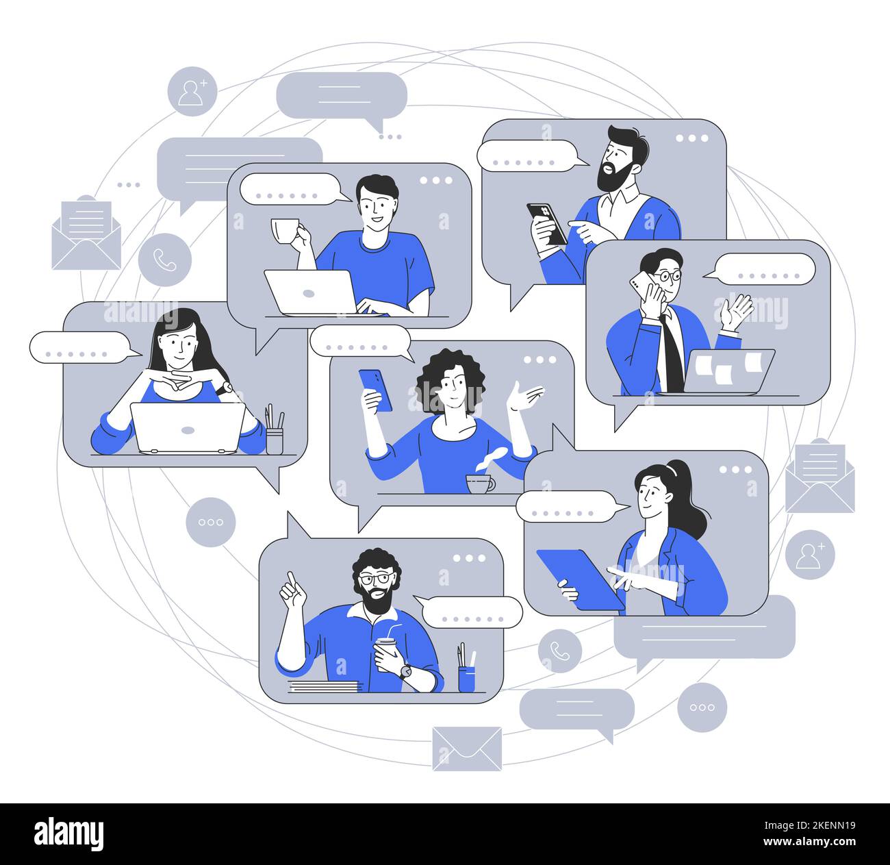 Productivity business process project Stock Vector Images - Alamy