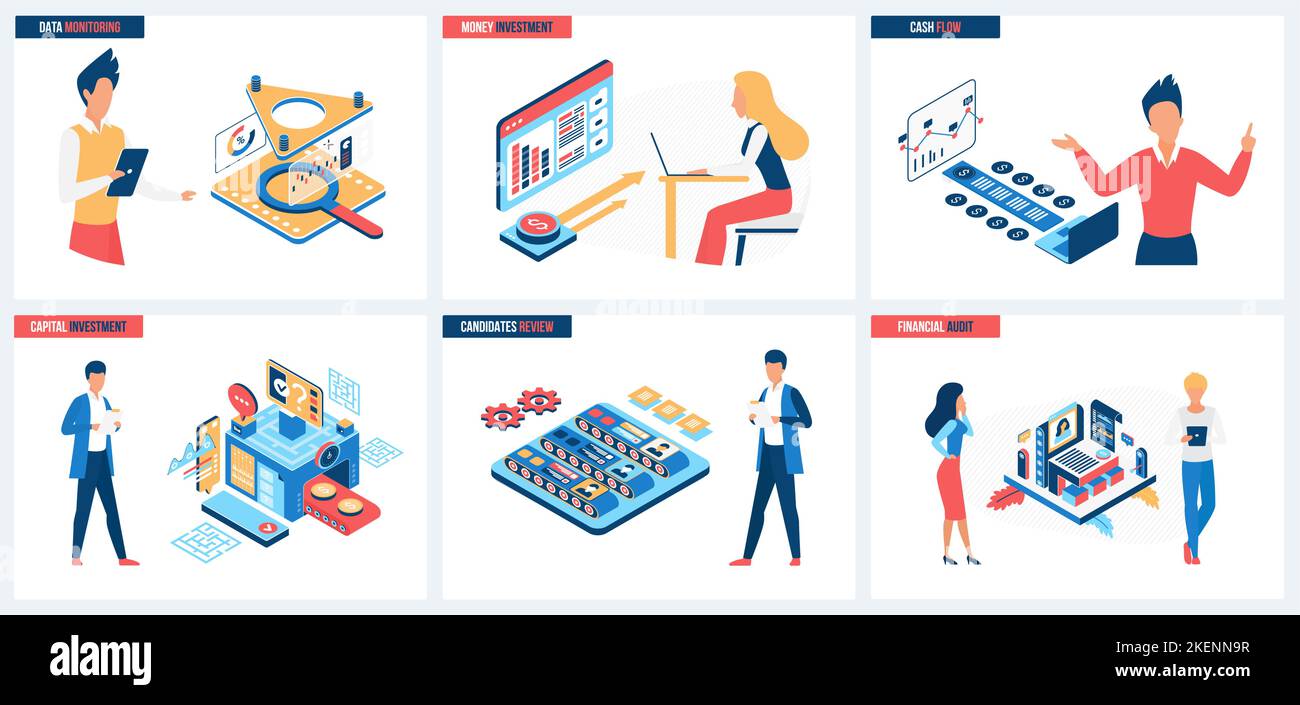 Financial data monitoring, investment and cash flow, HR management and ...