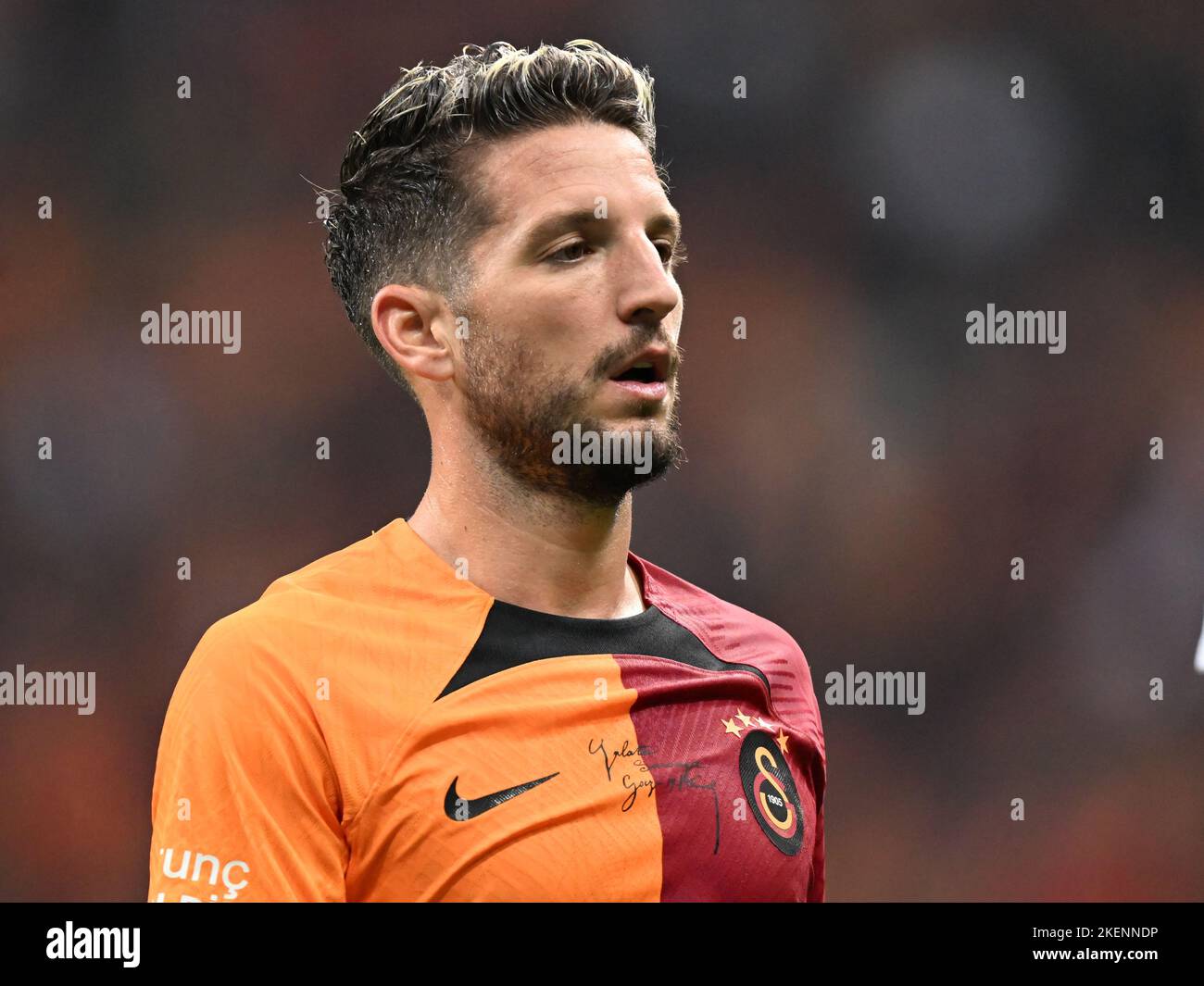 ISTANBUL - Dries Mertens of Galatasaray AS during the Turkish Super Lig ...