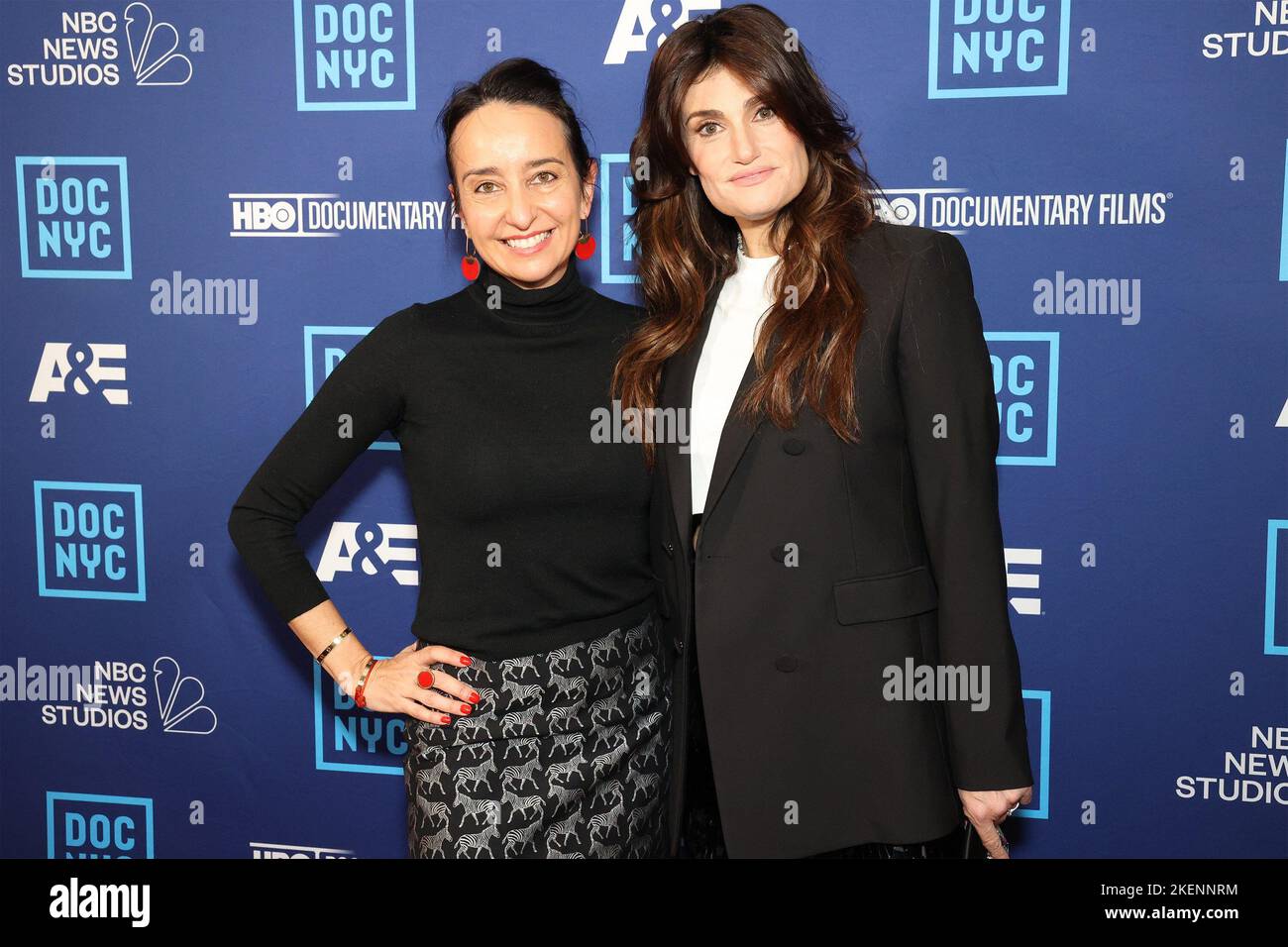 New York, NY, USA. 13th Nov, 2022. Raphaela Neihausen, Idina Menzel at ...