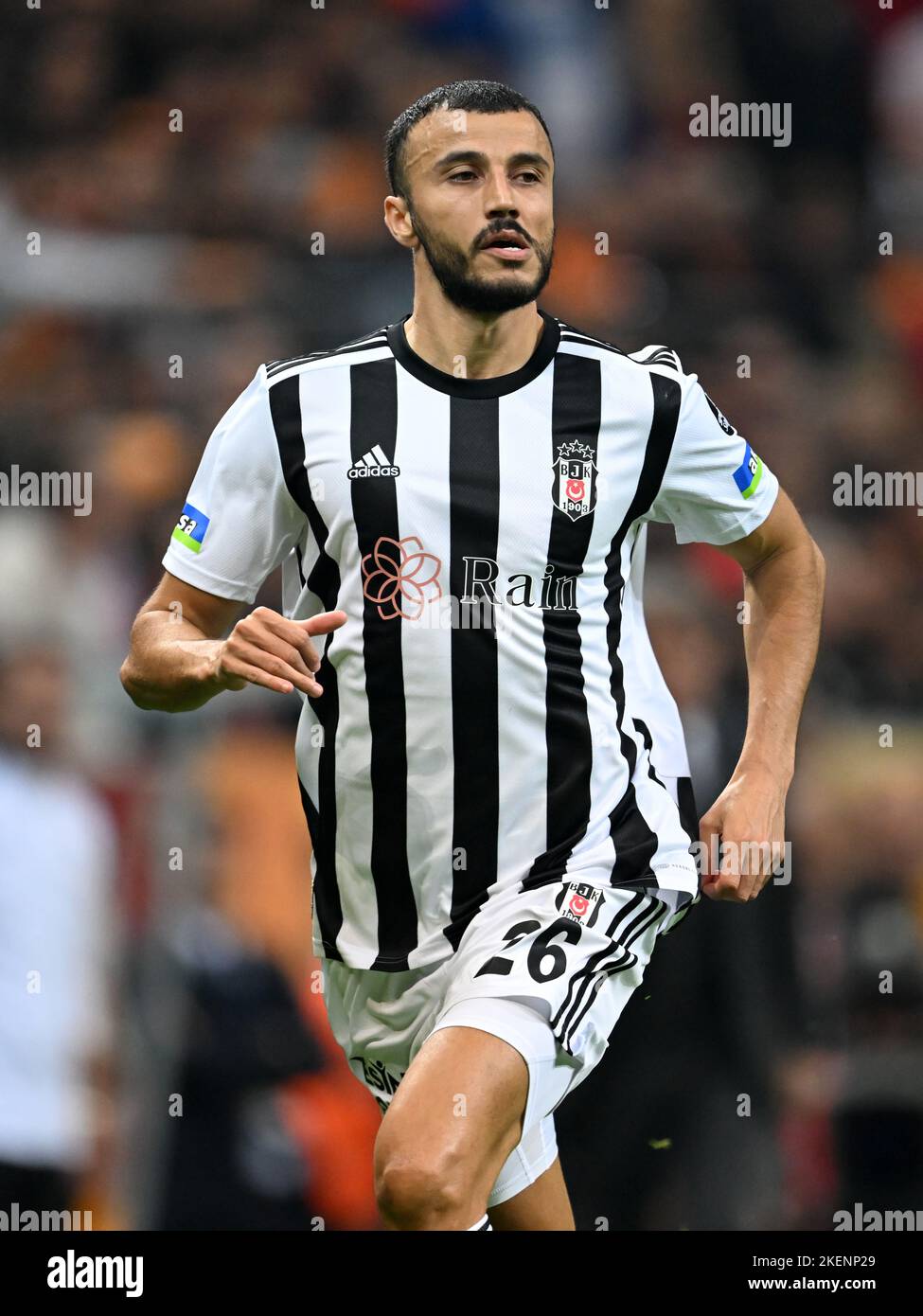 ISTANBUL - Romain Saiss of Besiktas JK during the Turkish Super Lig ...