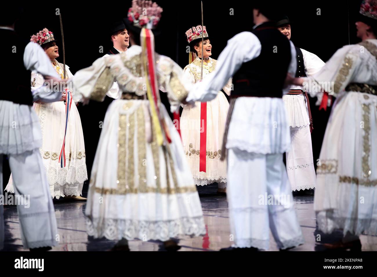 Artists performs during a annual dance concert "Echoes of Time" by the ...