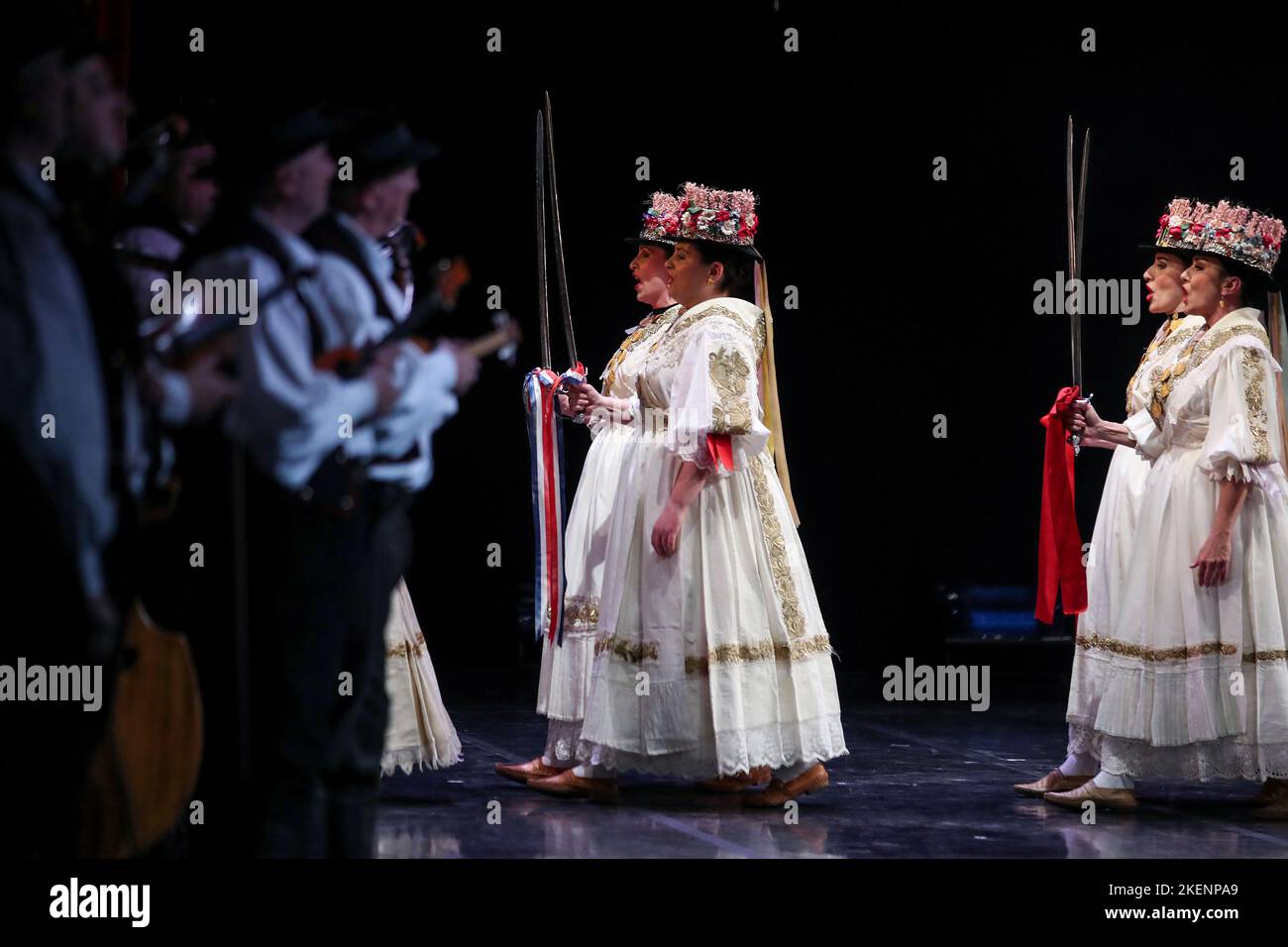 Artists performs during a annual dance concert "Echoes of Time" by the ...