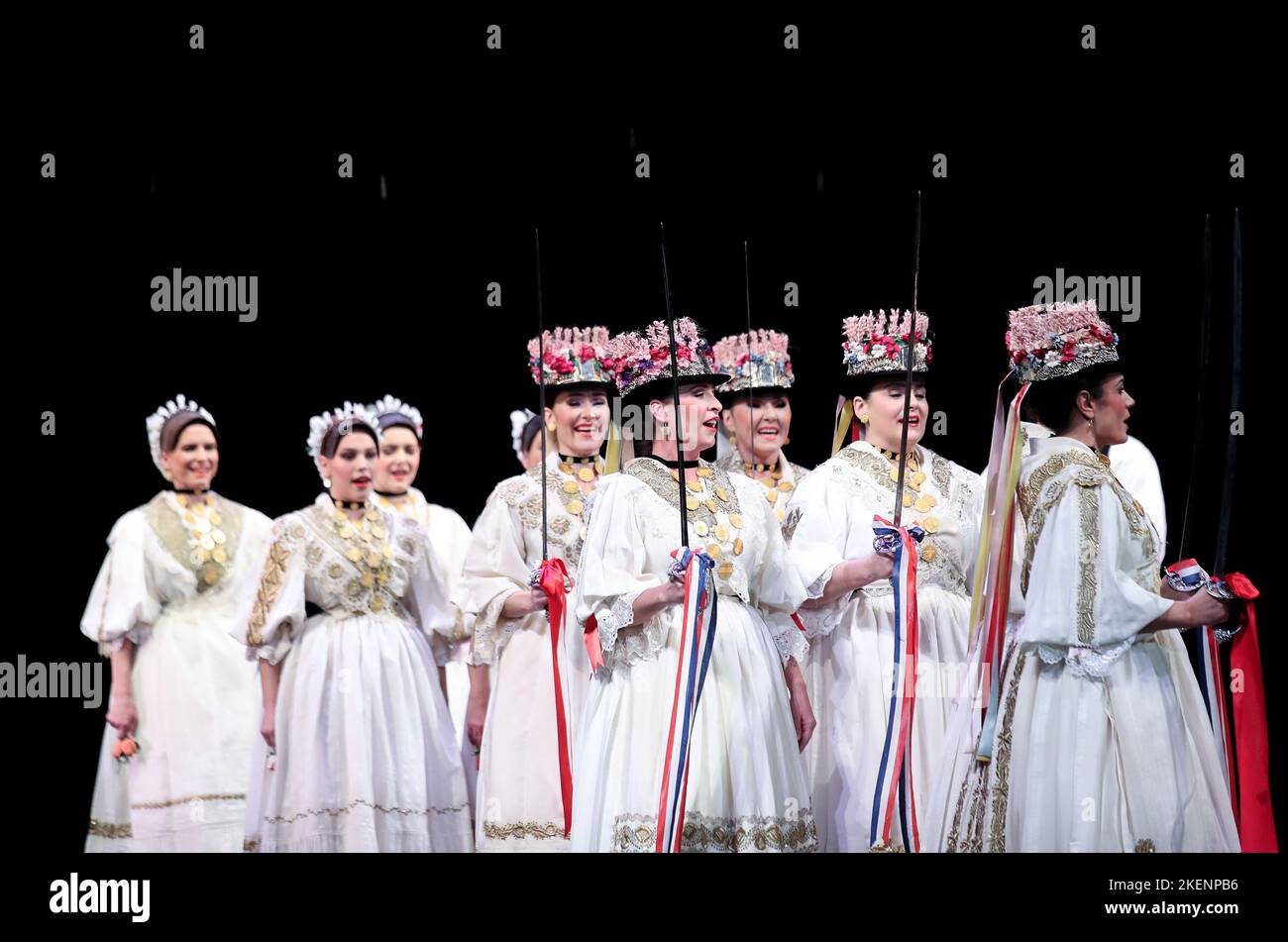 Artists performs during a annual dance concert "Echoes of Time" by the ...