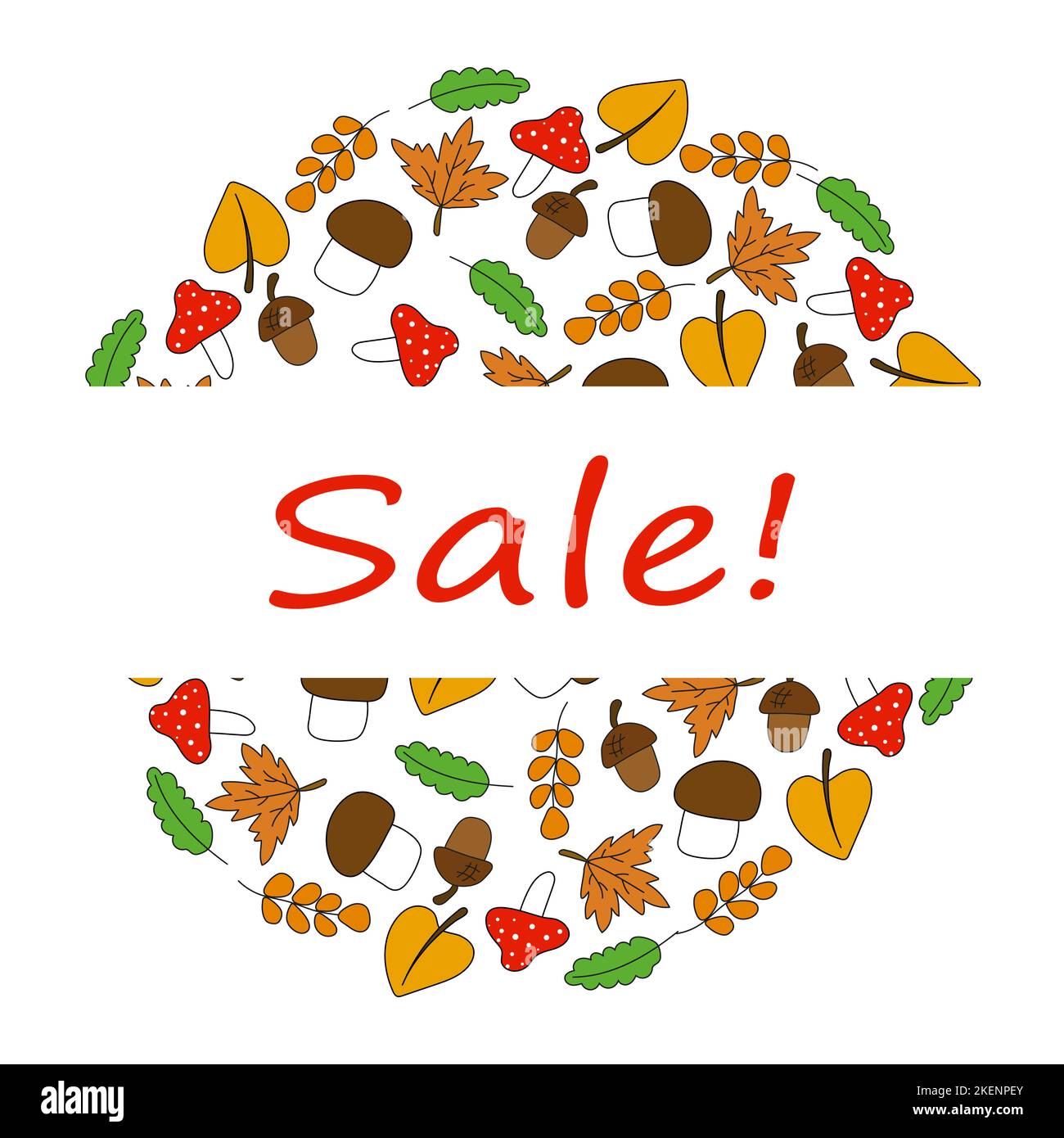 autumn decoration design Stock Vector Image & Art - Alamy