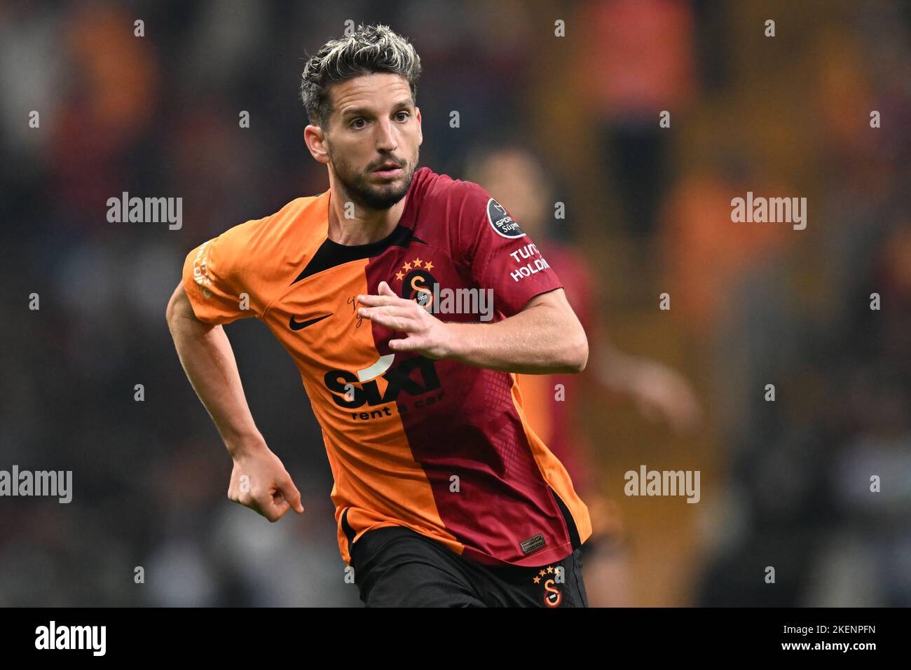 ISTANBUL - Dries Mertens of Galatasaray AS during the Turkish Super Lig ...