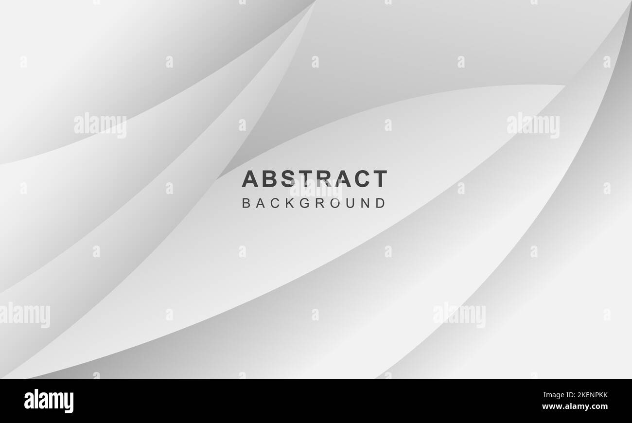 An abstract white background with dynamic shapes Stock Vector Image ...