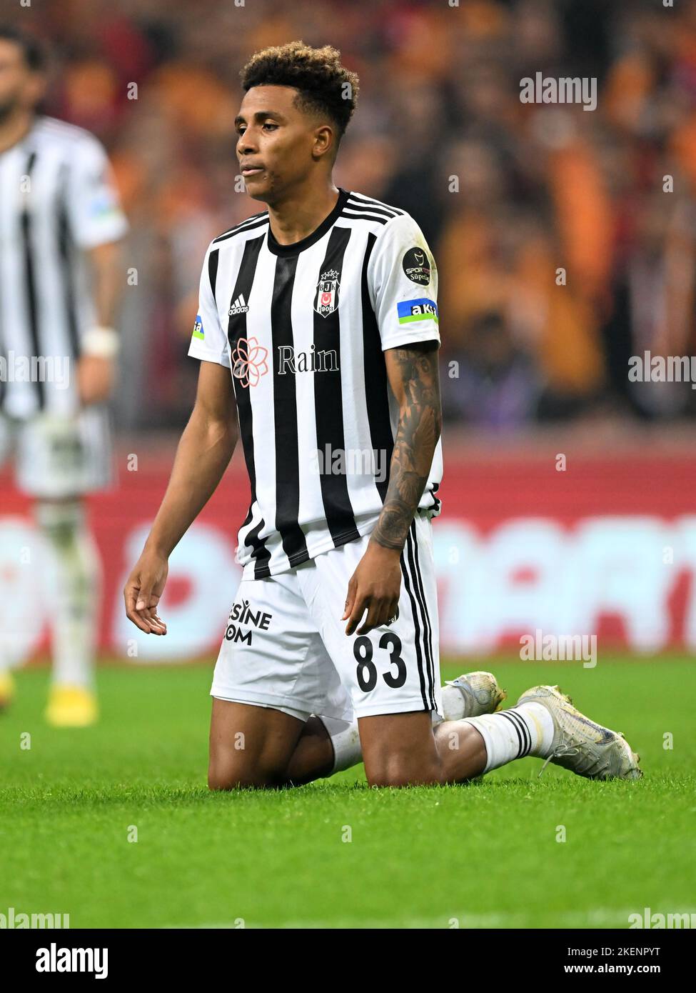 ISTANBUL - Gedson Fernandes of Besiktas JK during the Turkish Super Lig ...