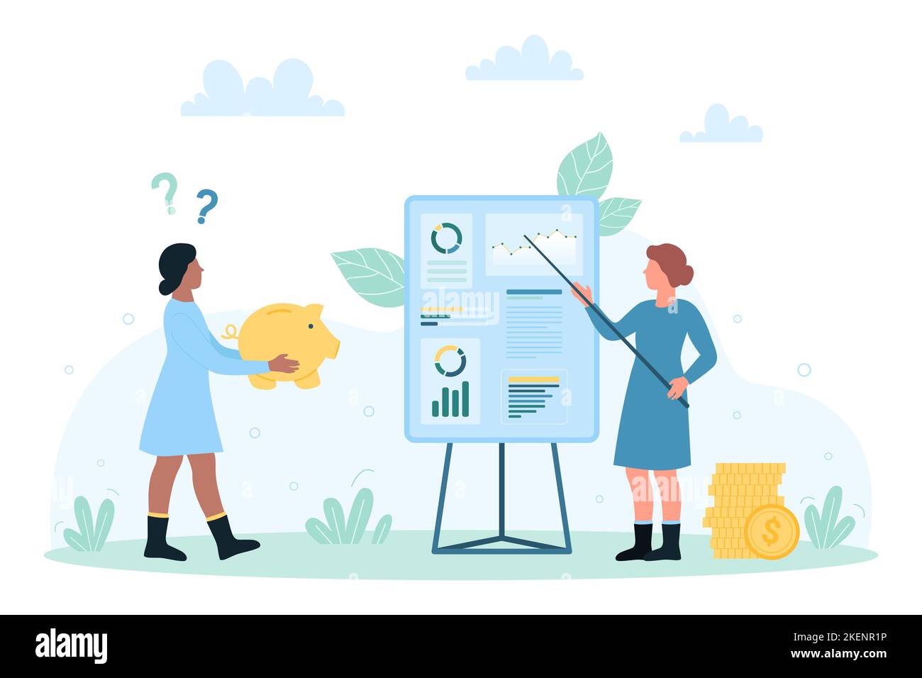 Cartoon school project presentation Stock Vector Images - Alamy