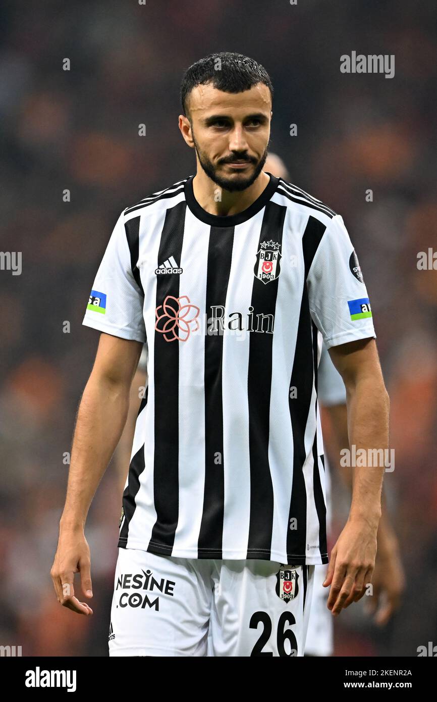 ISTANBUL - Romain Saiss of Besiktas JK during the Turkish Super Lig ...