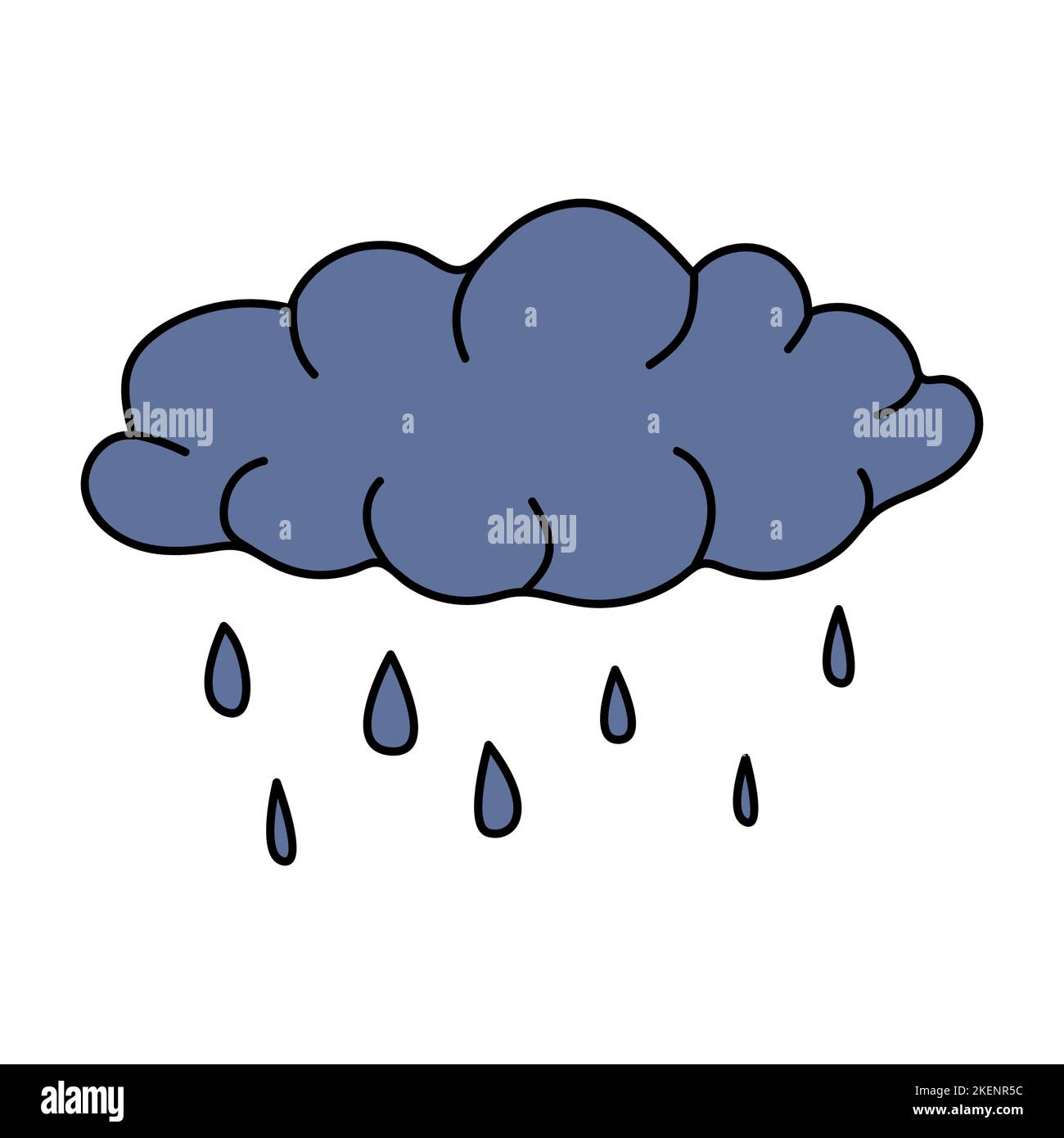 Dark blue sky with cloud Cut Out Stock Images & Pictures - Alamy