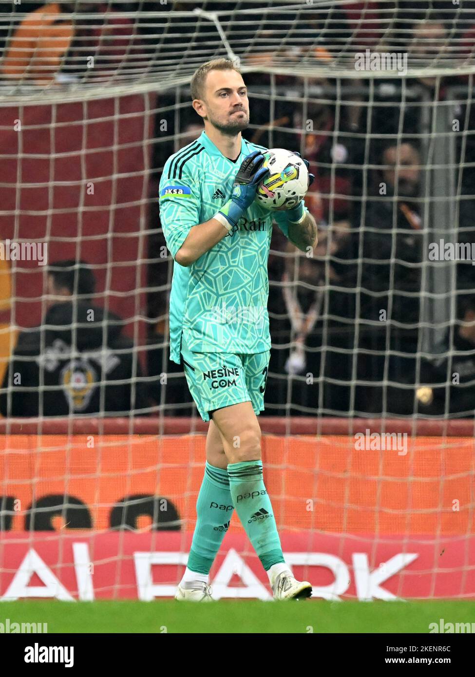 ISTANBUL - Besiktas JK goalkeeper Mert Gunok during the Turkish Super ...
