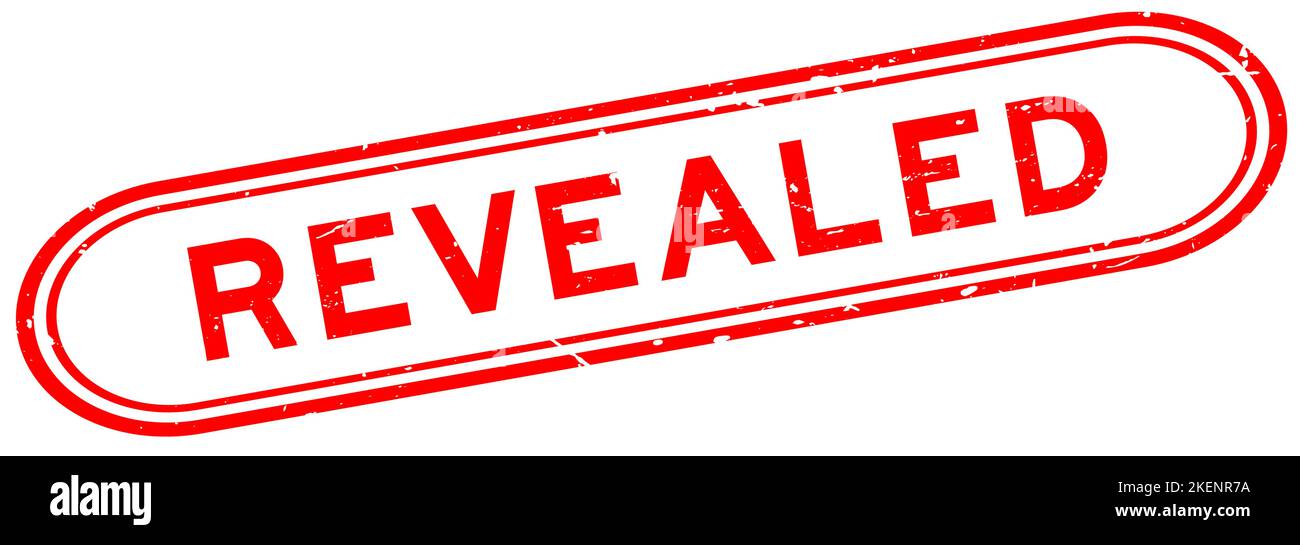 Grunge red revealed word rubber seal stamp on white background Stock Vector Image & Art - Alamy