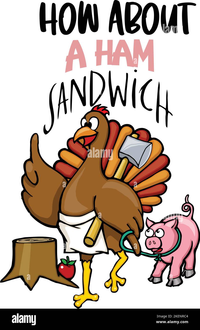 Clipart Turkey Eat Ham