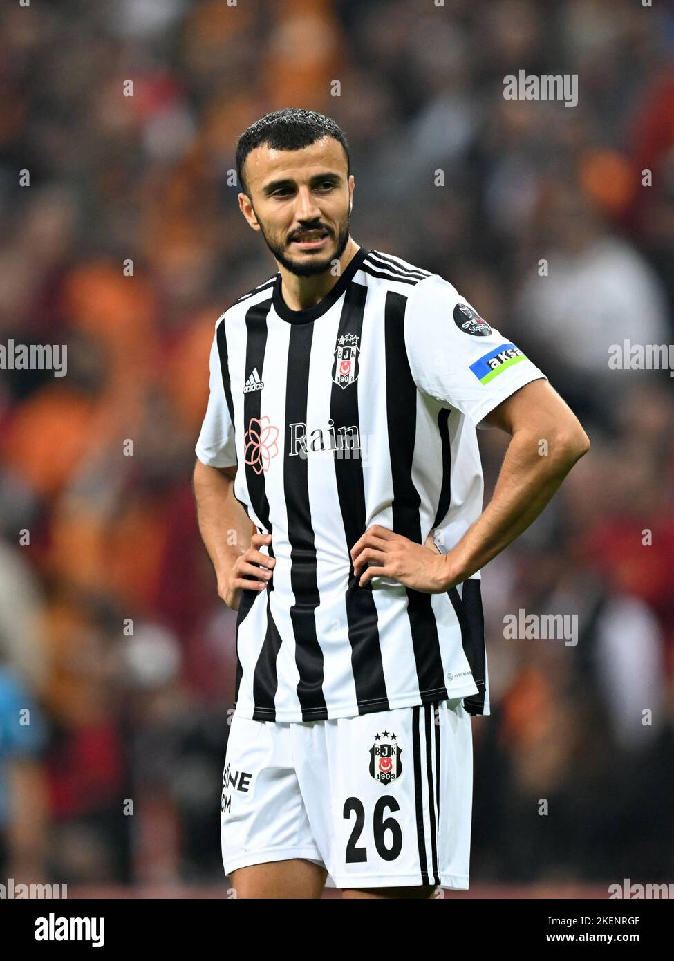 ISTANBUL - Romain Saiss of Besiktas JK during the Turkish Super Lig ...
