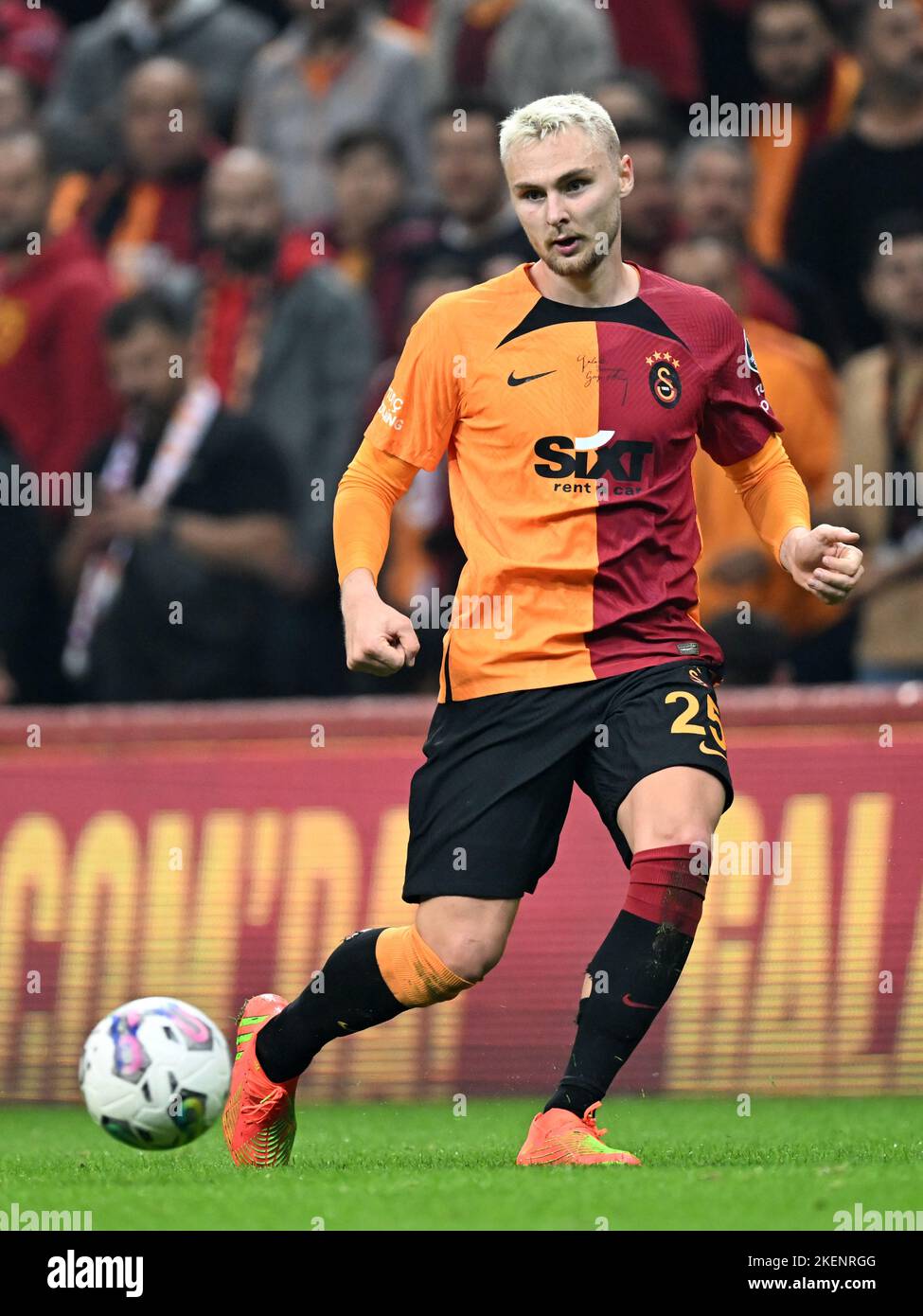 ISTANBUL - Victor Nelsson of Galatasaray AS during the Turkish Super ...