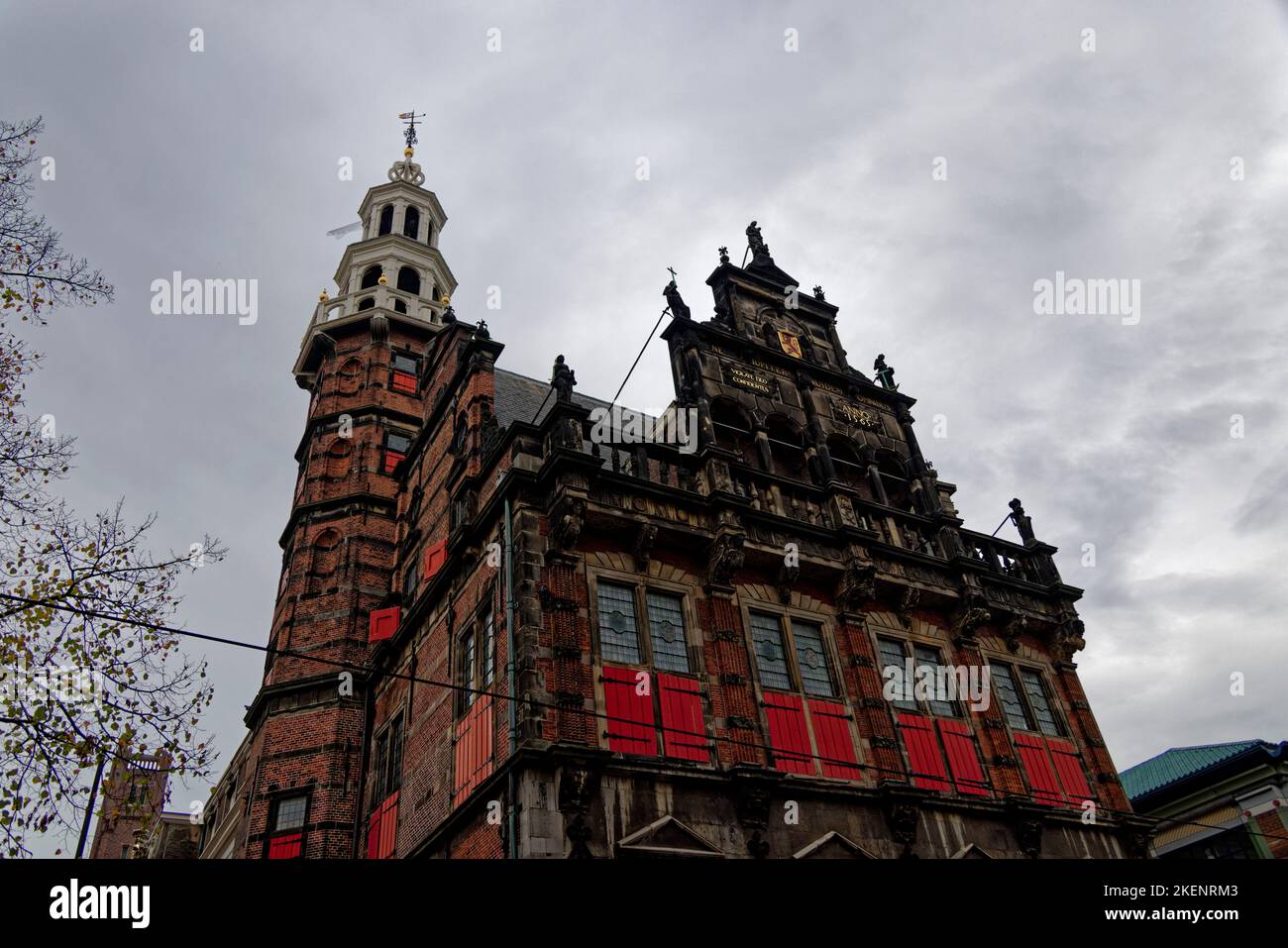 The Hague, Netherlands. 31th Oct 2022. Old town hall in The Hague ...