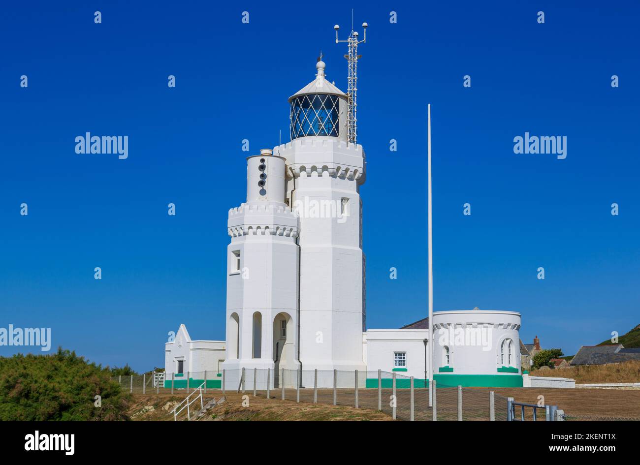 St. Catherine's Lighthouse, Isle of Wight, Hampshire, England,United ...