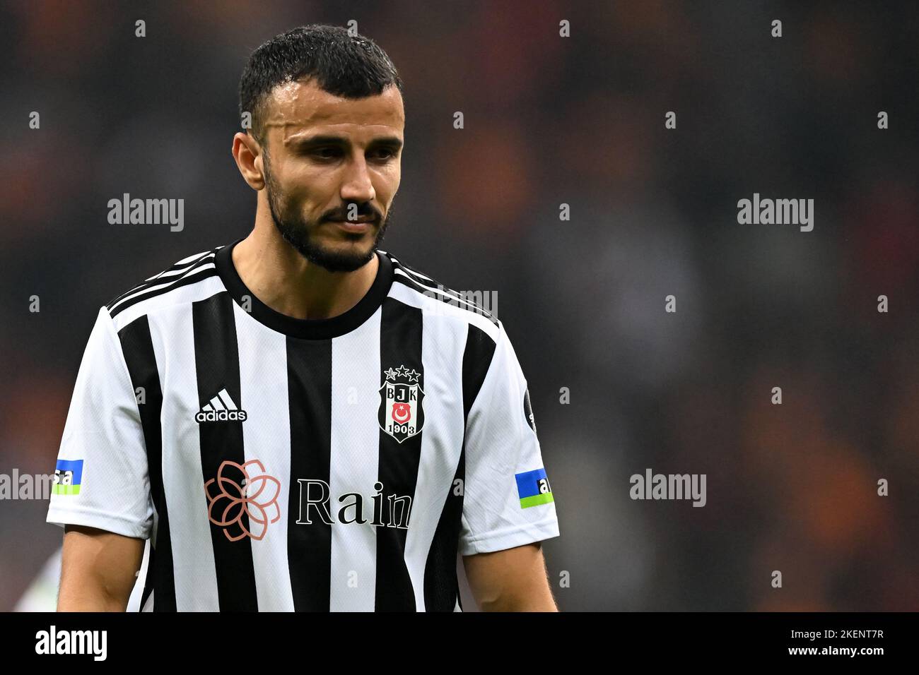 ISTANBUL - Romain Saiss of Besiktas JK during the Turkish Super Lig ...