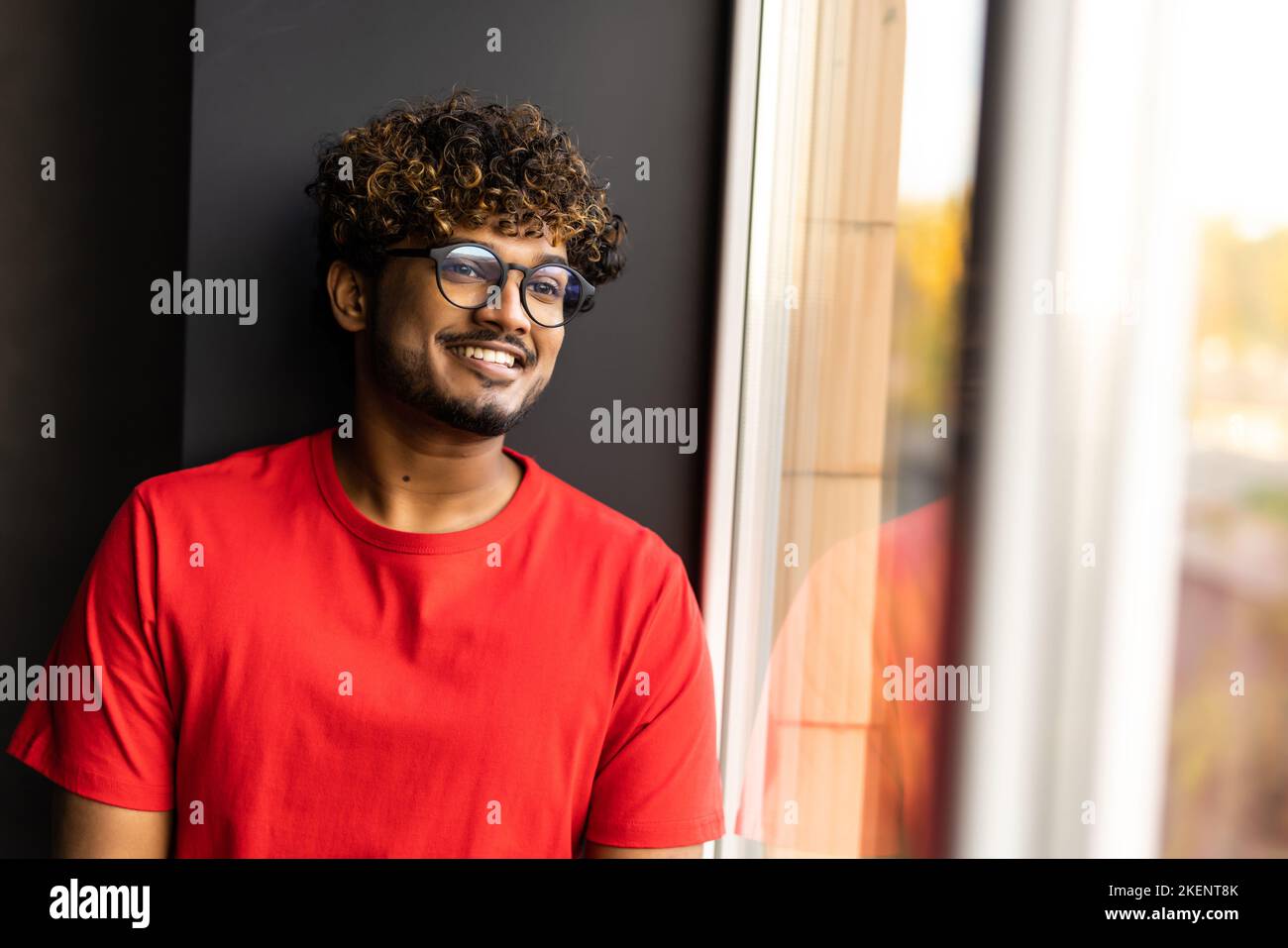 Indian man home sits alone hi-res stock photography and images - Alamy