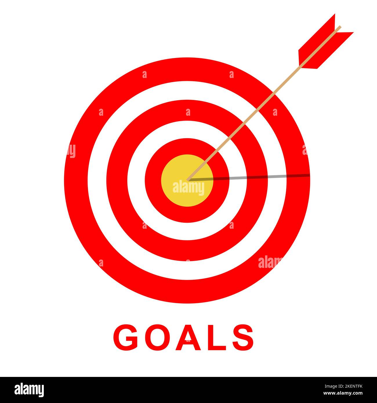 Dart red arrow white background Stock Vector Images - Alamy
