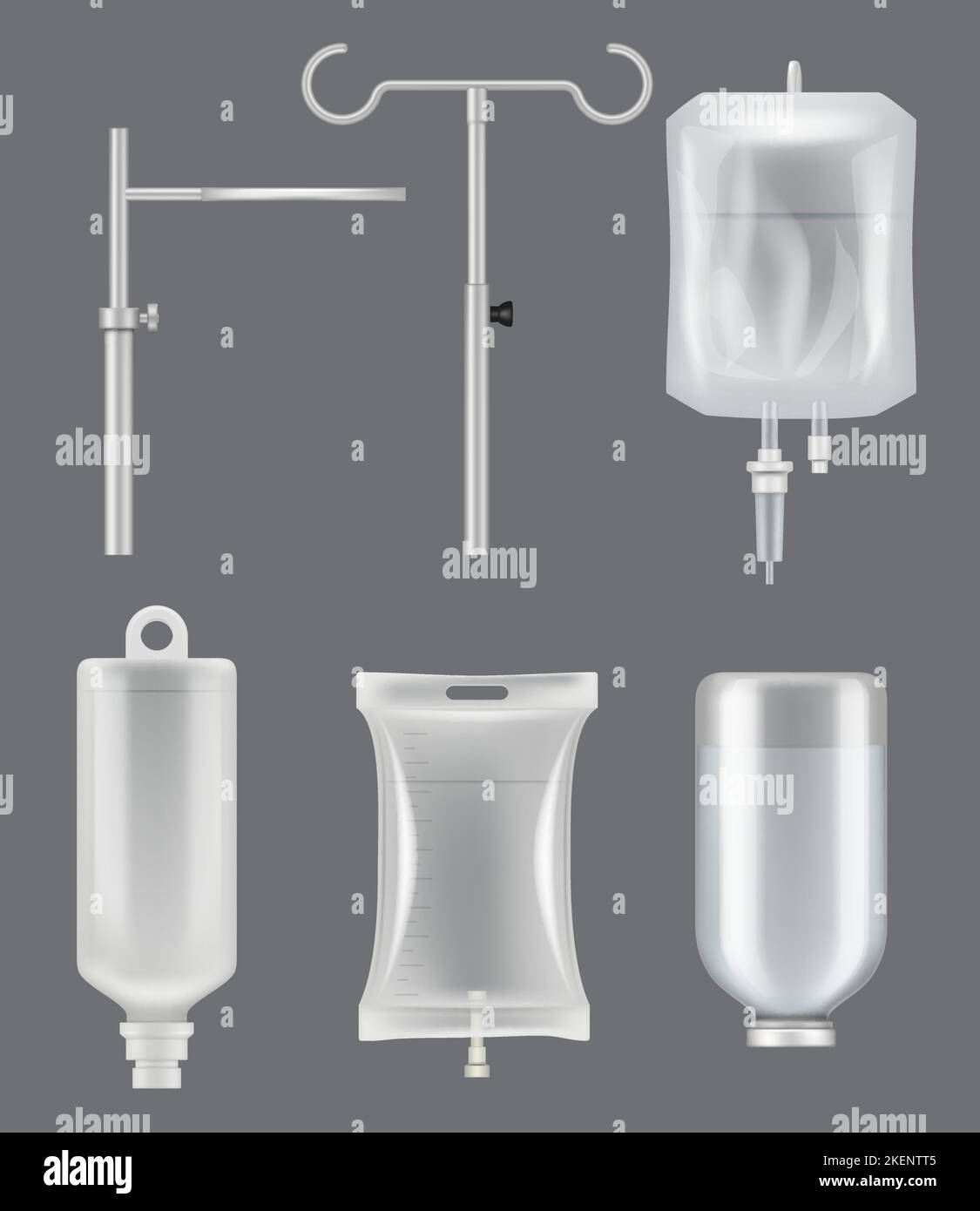 Medical droppers. Plastic and glass packages for first aid drugs decent ...
