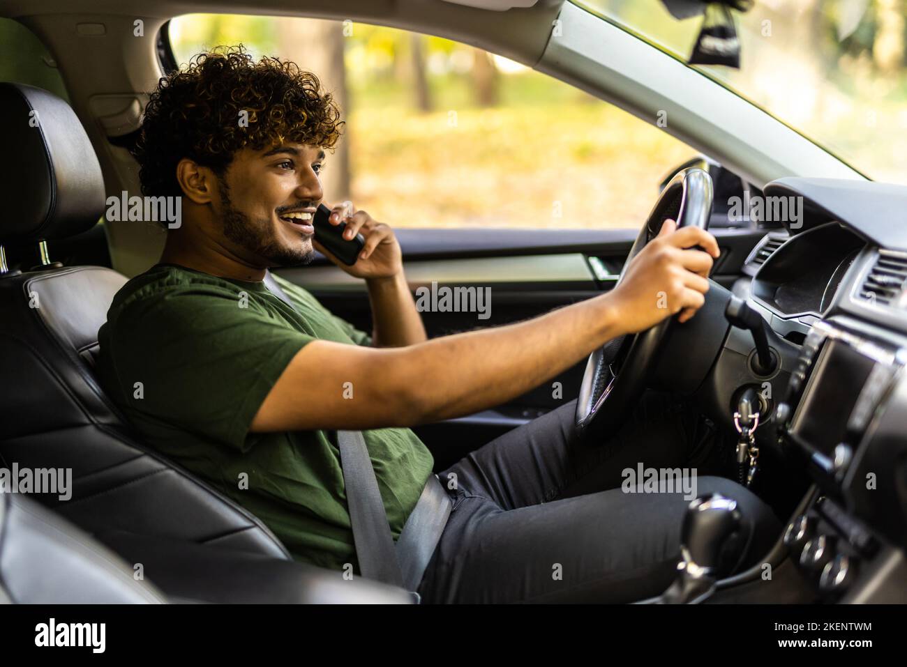 transport, communication and people concept - indian man or driver ...