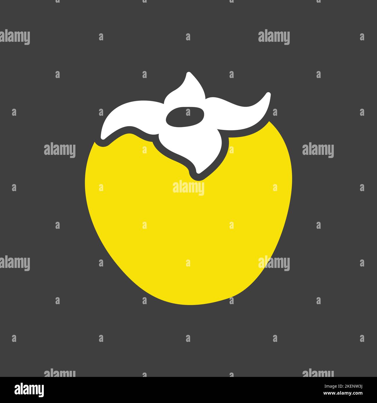 Sharon fruit Stock Vector Images - Alamy