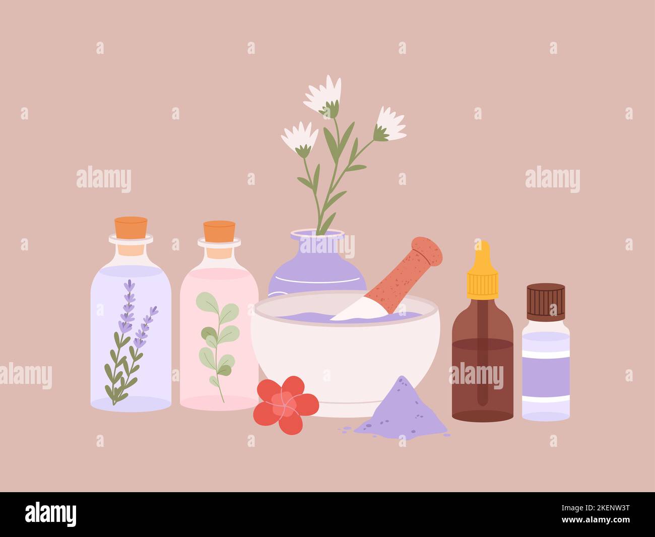 Eucalyptus Essential Oil Clip Art