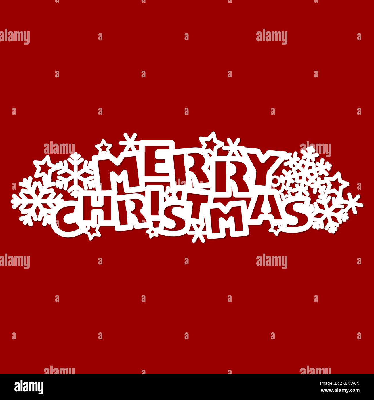 Christmas lettering quote silhouette Stock Vector Images - Alamy