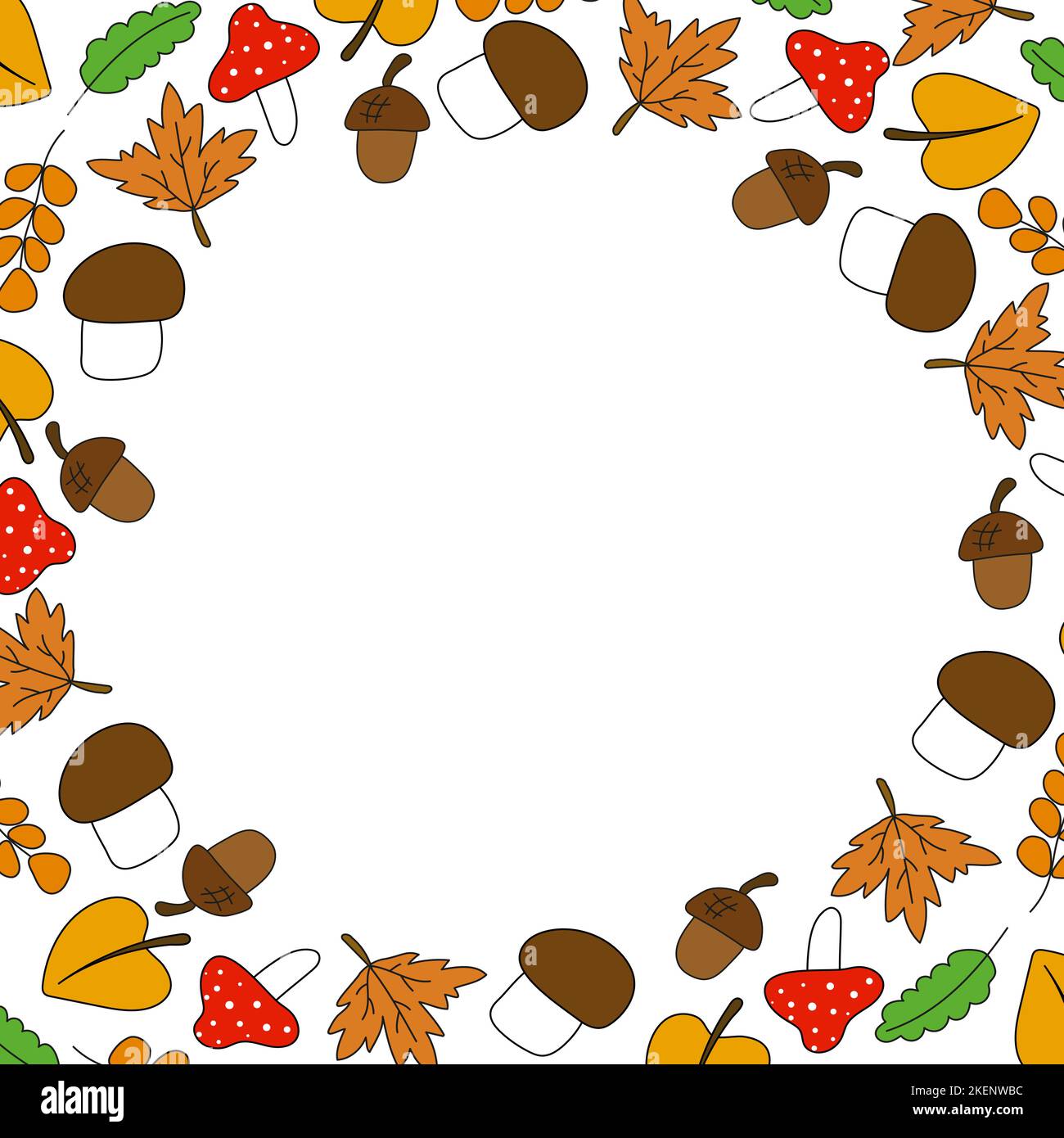 autumn decoration design Stock Vector Image & Art - Alamy