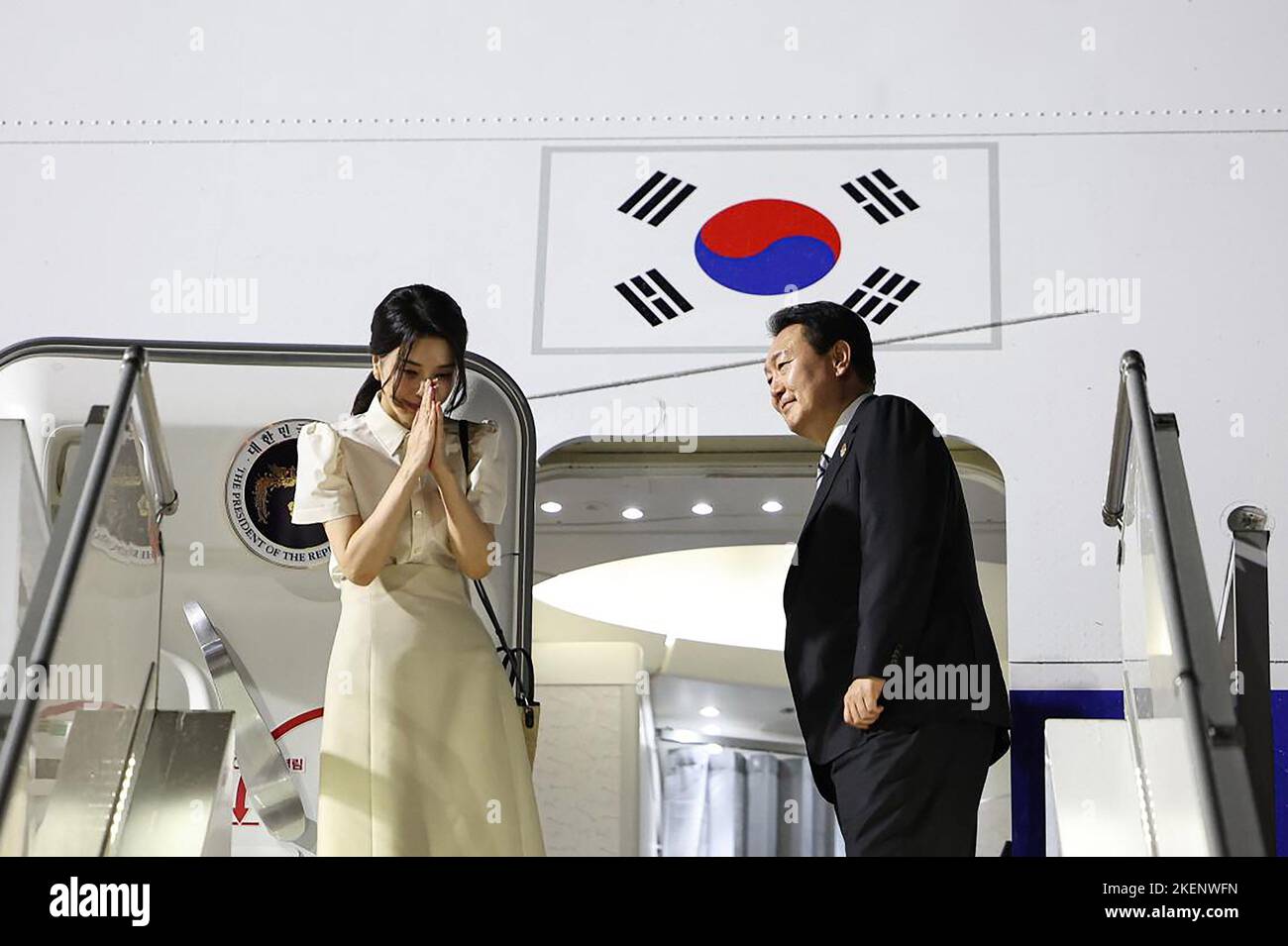 Phnom Penh, Cambodia. 13th Nov, 2022. President of South Korea Yoon Suk ...