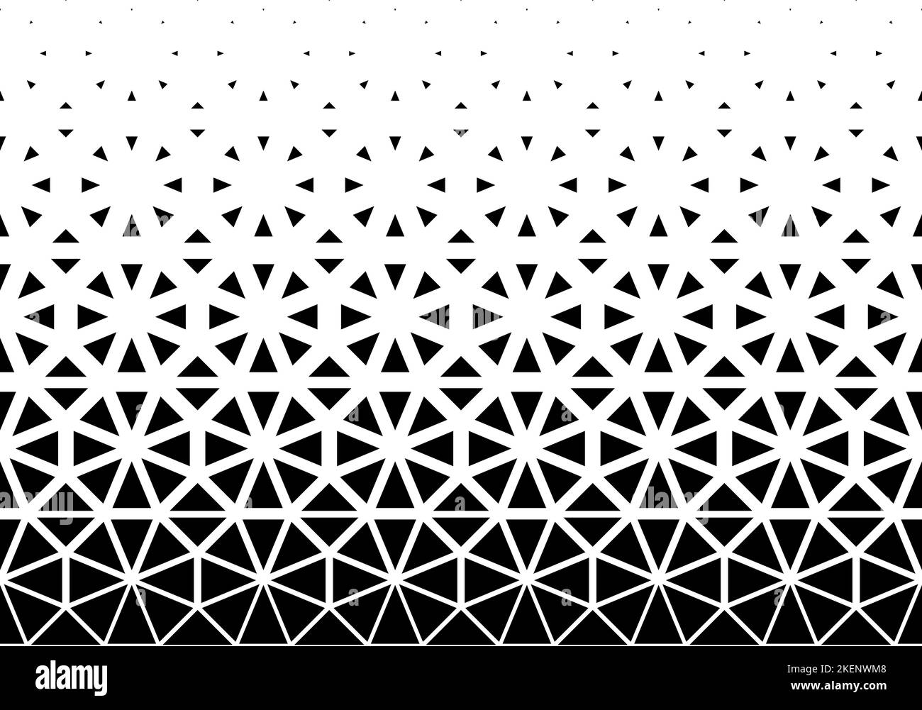 Geometric pattern of black figures on a white background.Option with an ...