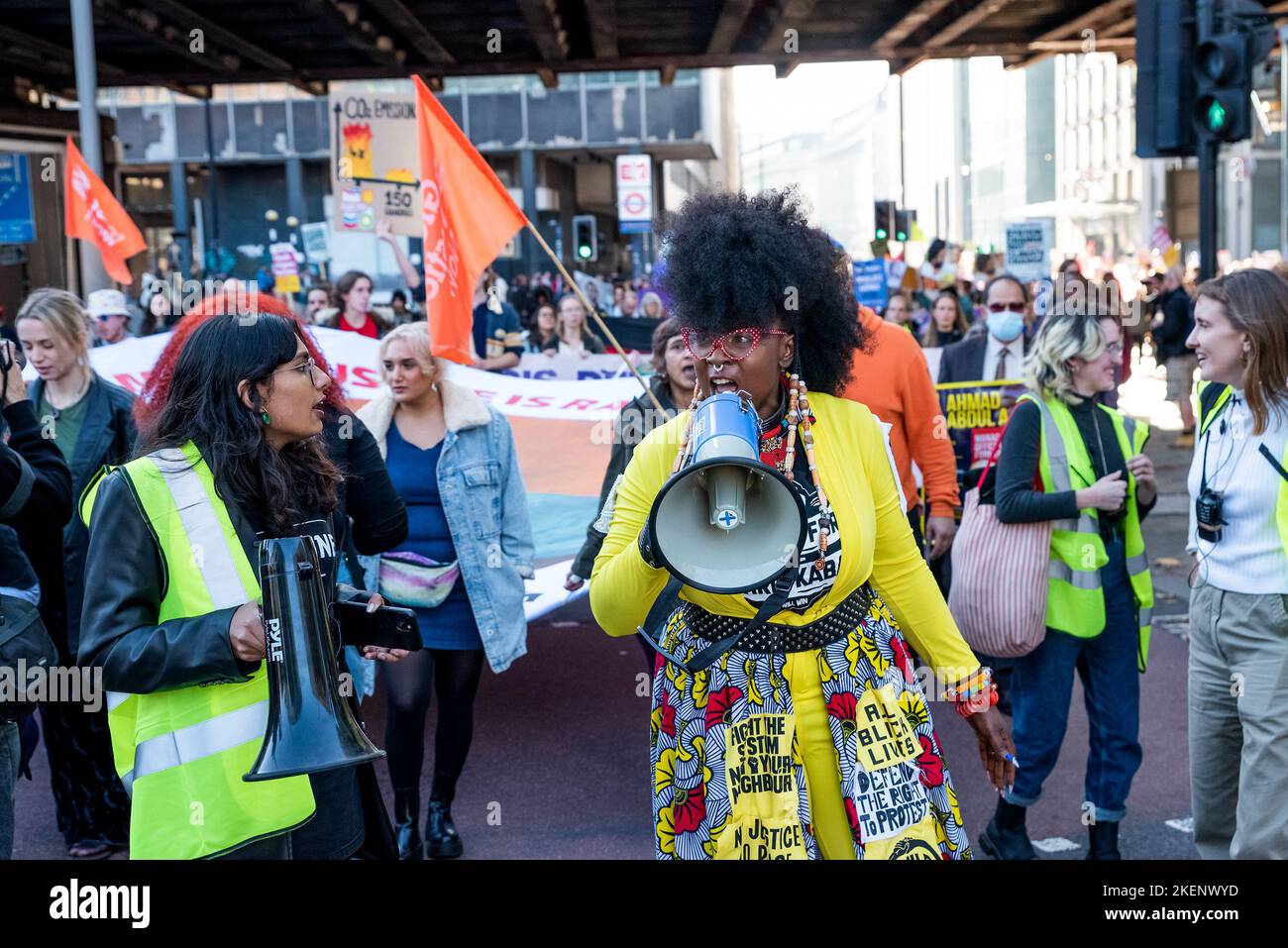 London, UK. 12th November 2022. Climate Justice Coalition London ...