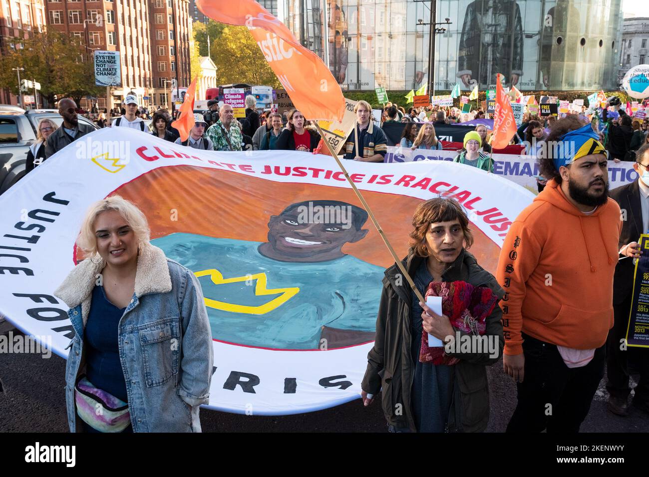 London, UK. 12th November 2022. Climate Justice Coalition London ...