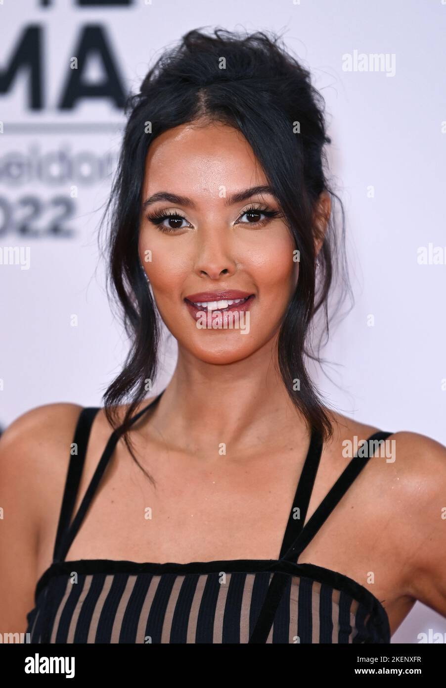 Dusseldorf, Germany. 13th Nov, 2022. Maya Jama arriving at The MTV ...
