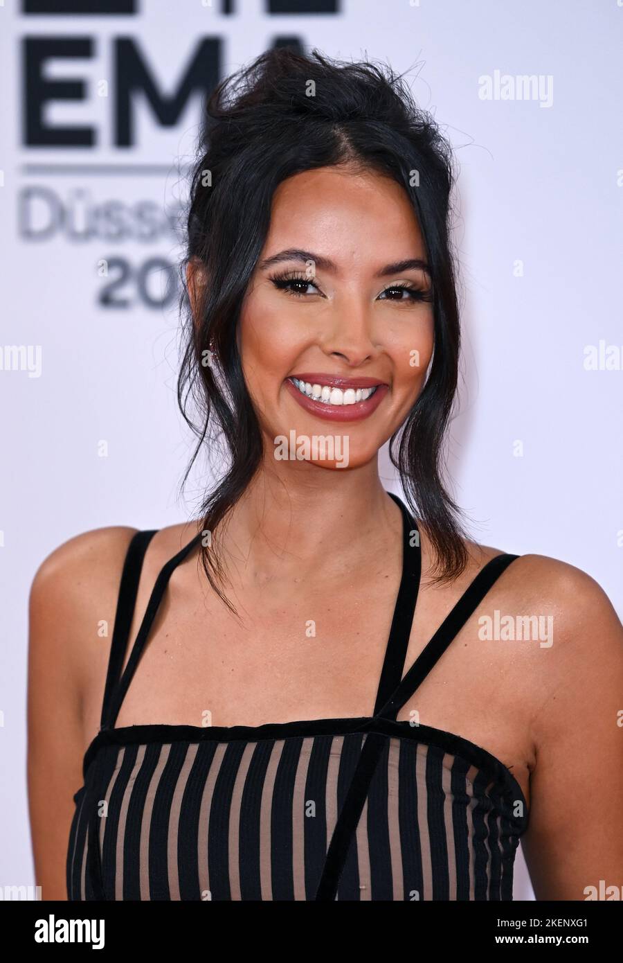 Dusseldorf, Germany. 13th Nov, 2022. Maya Jama arriving at The MTV ...